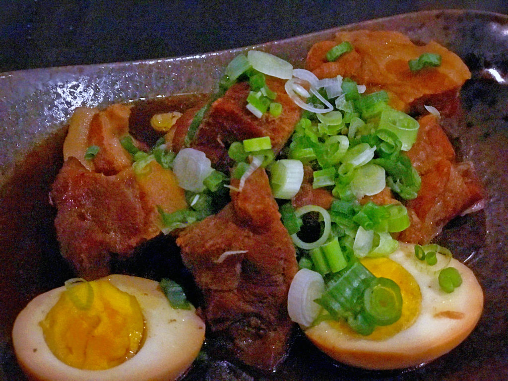 Buta-kakuni, braised Berkshire pork belly, at Hiko-A-Mon ...