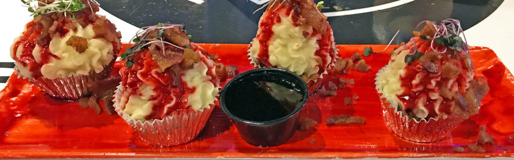 The Riddler beef cupcakes at SuperChefs. | LouisvilleHotBytes.com