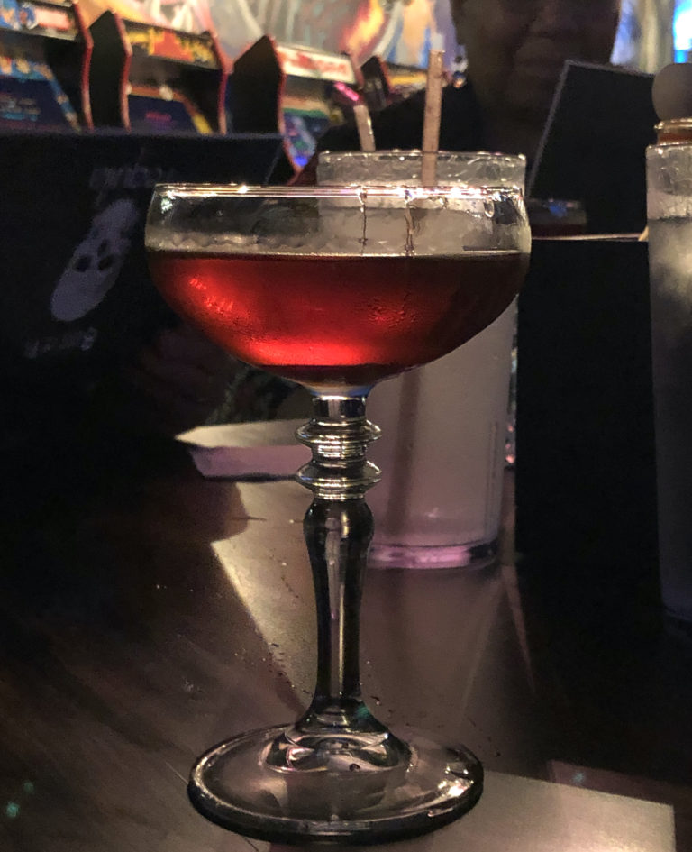 The Agave & Rye cocktail, a riff on the Manhattan, glimmers in the game ...