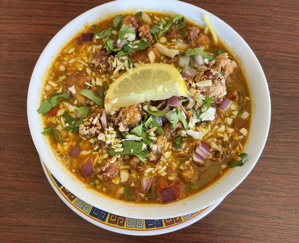 Thukpa, the hearty, spicy noodle soup of the Himalayas, is popular ...